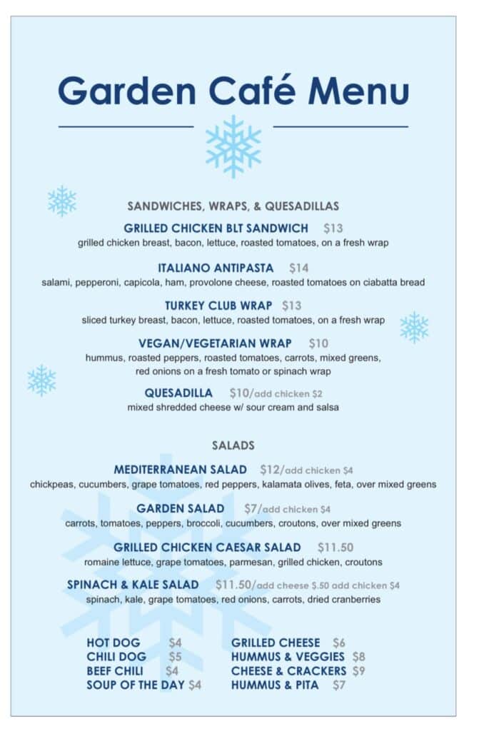 Garden Café » Cleveland Botanical Garden » Holden Forests & Gardens